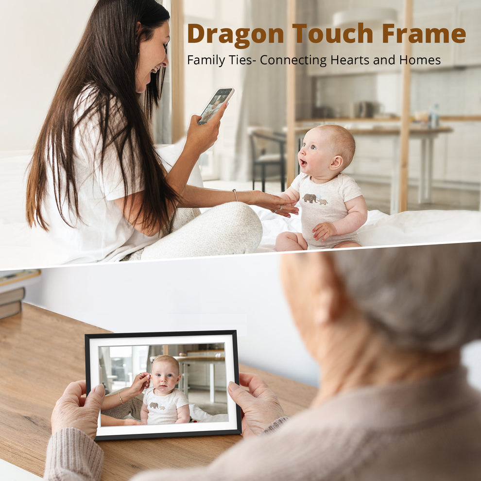 10.1" WiFi Touch Screen Digital Picture Frame – Dragon Touch