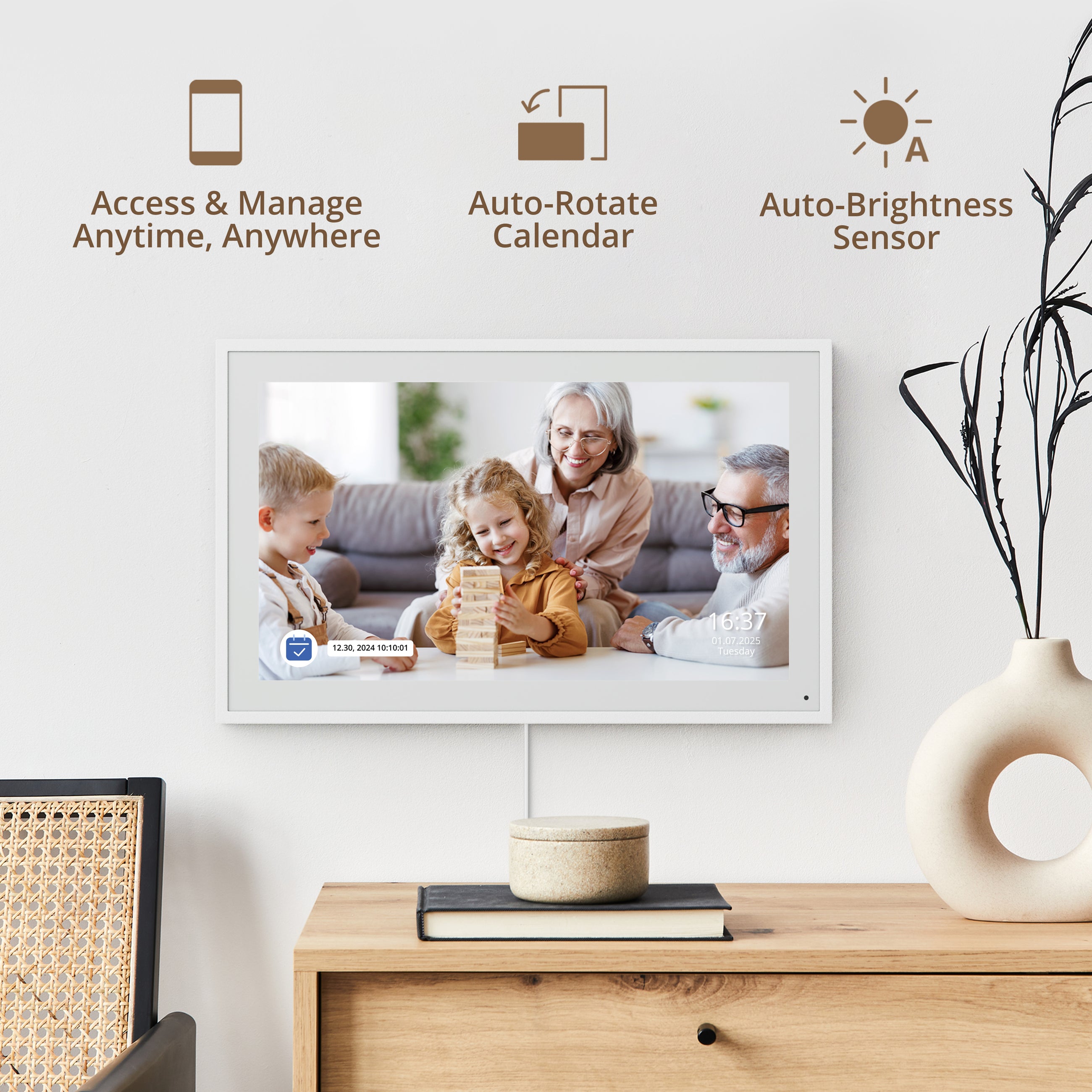 Digital Calendar for Families Without Subscription | Dragon Touch