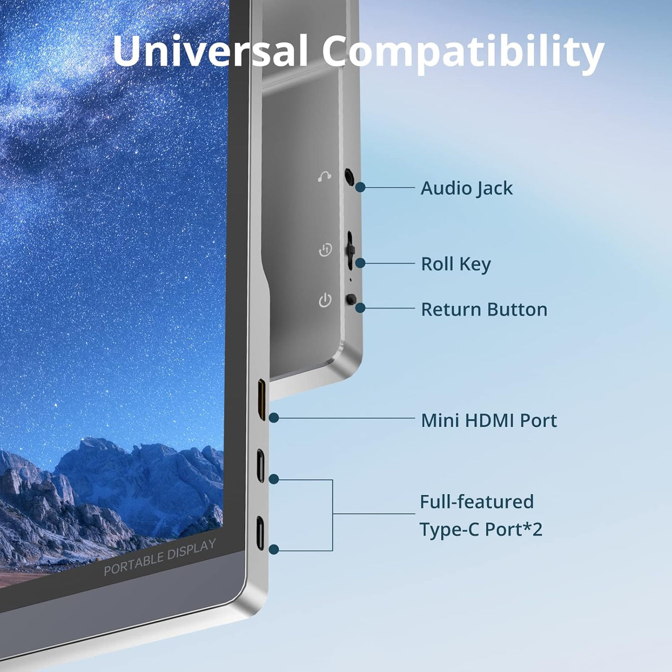 Dragon Touch S1 Pro 4K Portable Monitor